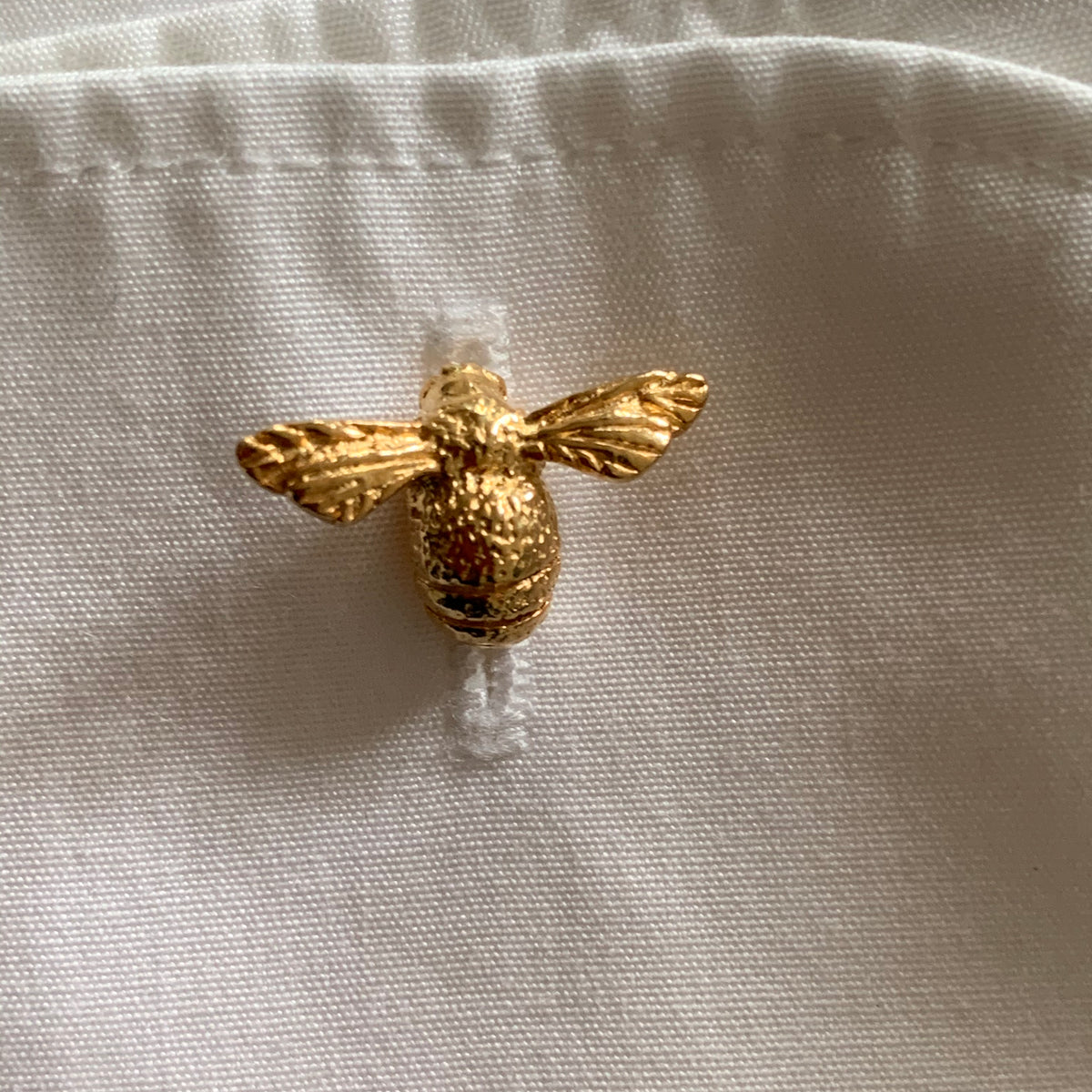 Bumblebee Cufflinks – Mine Sterling Silver